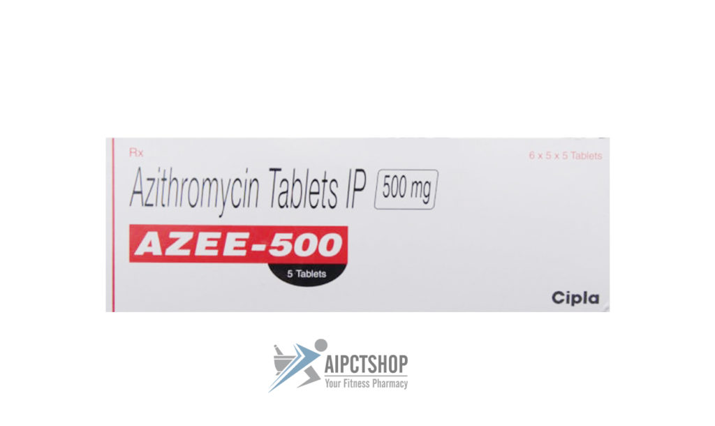 Buy Azee (Azithromycin) 500 mg 5 tablets Online - Aipctshop.com