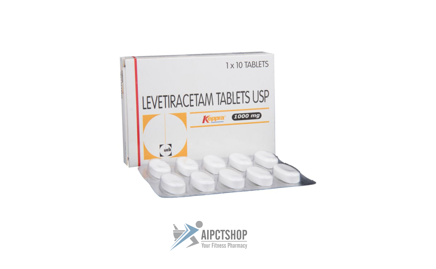 Buy Keppra (Levetiracetam) 1000 mg 10 tablets online - aipctshop.com