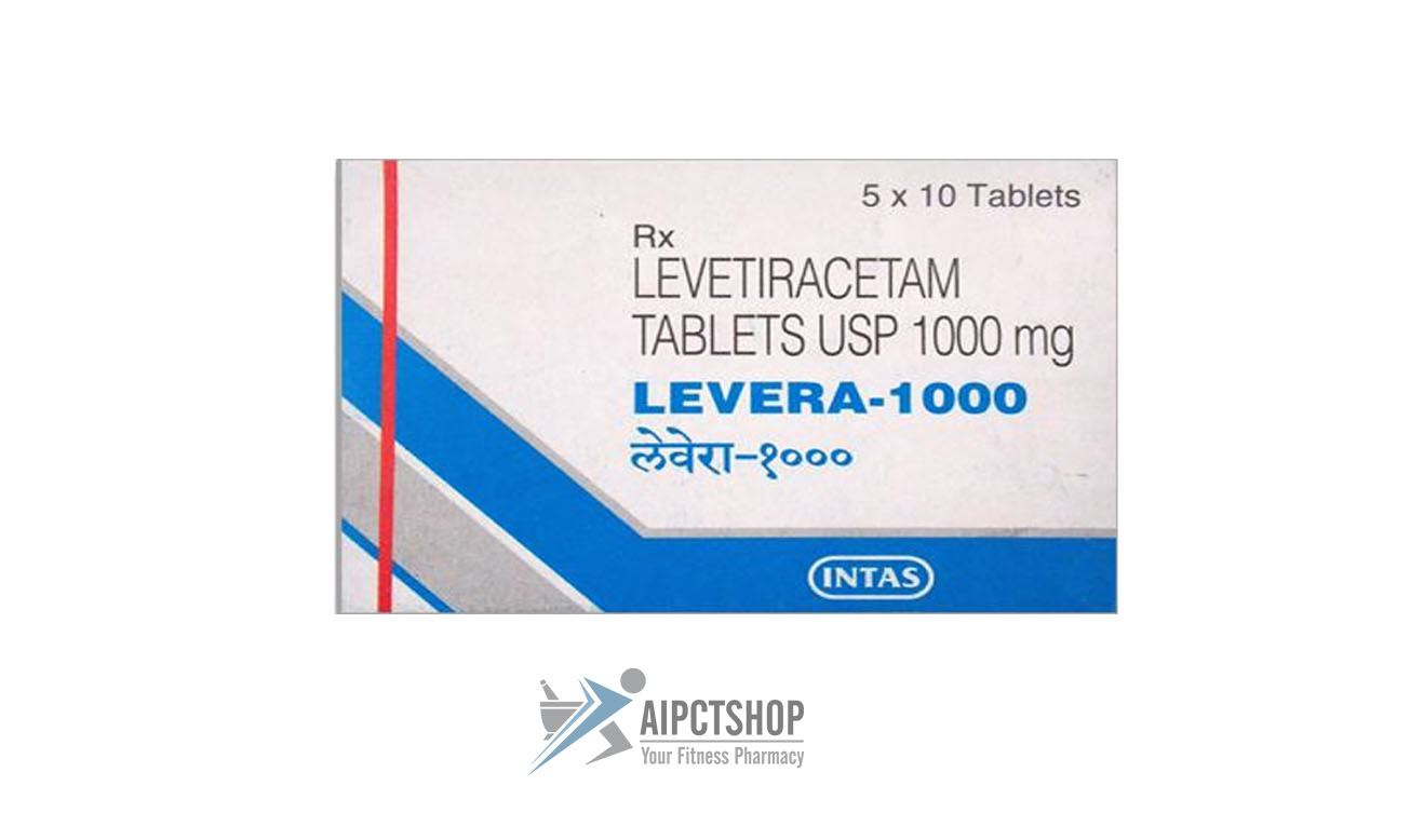 Buy Levera (Levetiracetam) 1000 mg 50 tablets online - aipctshop.com