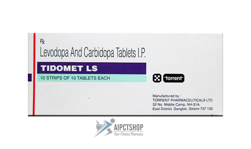 Buy Tidomet (Carbidopa Levodopa) 100 tablet online - aipctshop.com