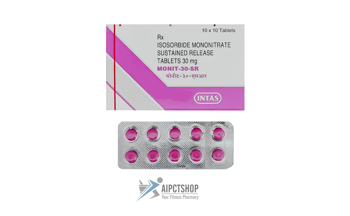 Buy Monotrate (Isosorbide) 30 mg 100 tablets online - aipctshop.com