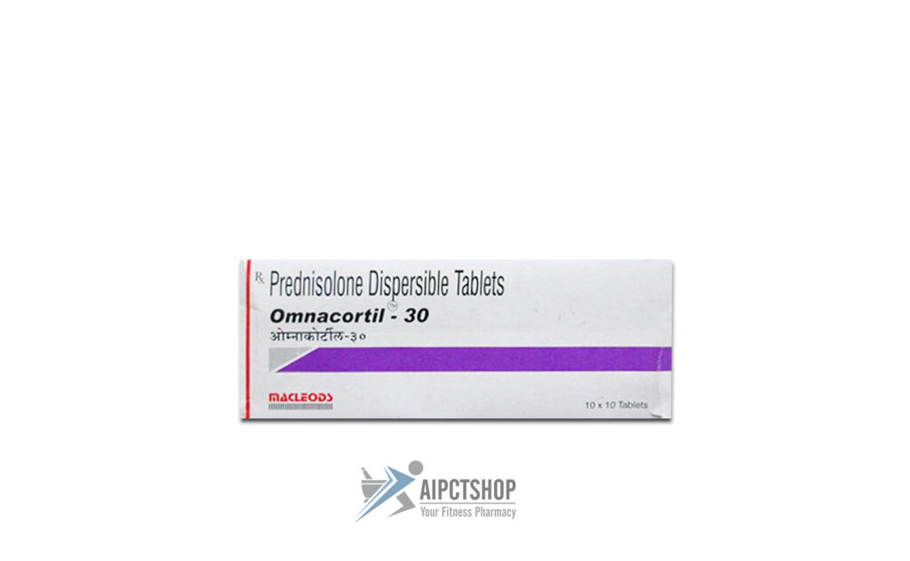 Buy Omnacortil (Prednisolone) 30 mg 100 tablet online - aipctshop.com