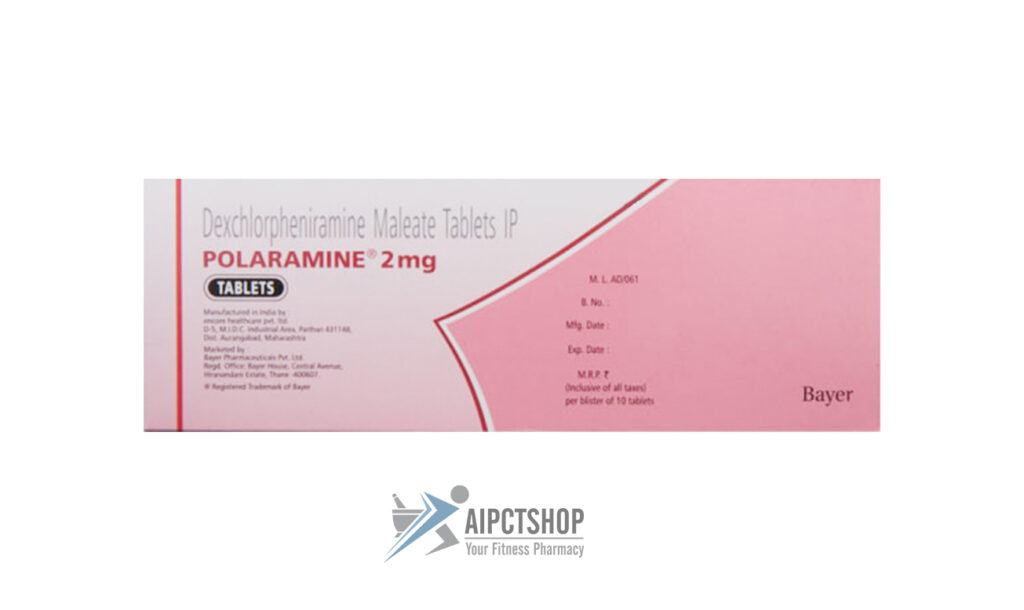 Buy Polaramine (Dexchlorpheniramine) 2 mg 350 tab online aipctshop.com