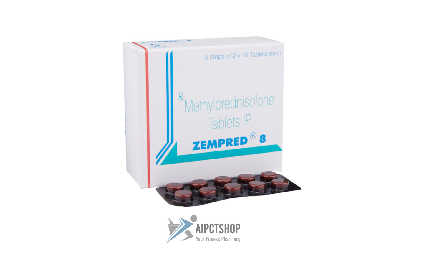 Buy Zempred (methylprednisolone) 8 mg 100 tab online - aipctshop.com