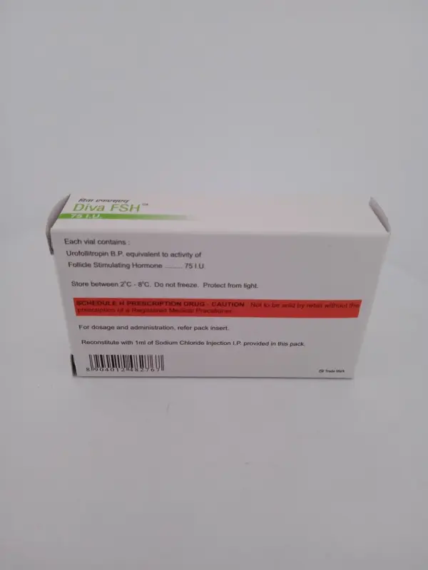 DIVA FSH 75 IU - 1 PACK - Aipctshop DIVA FSH 75 IU – Urofollitropin for ...