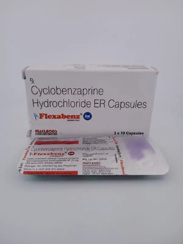 FLEXABENZ ER 15 MG - 10 TABLETS - Aipctshop FLEXABENZ ER 15 MG – Muscle ...