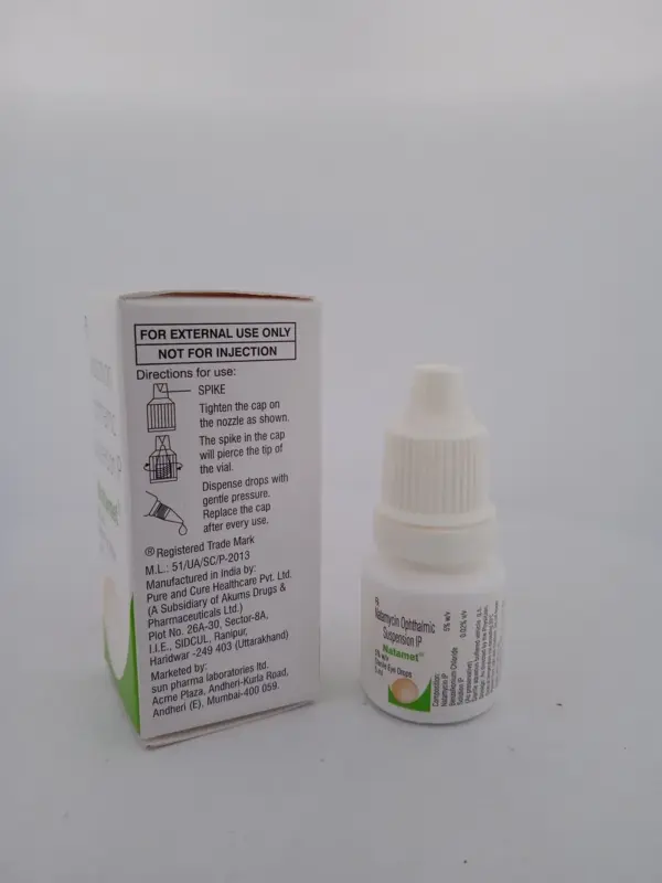 NATAMET EYE DROPS - 1 BOTTLE OF 5ML - Aipctshop NATAMET EYE DROPS ...
