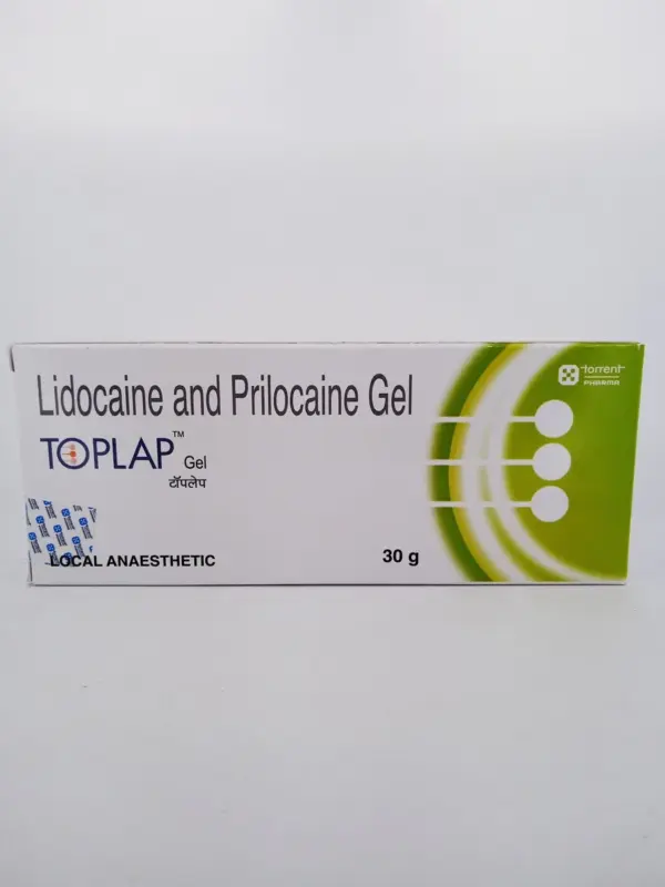 TOPLAP GEL - 1 TUBE OF 30gm - Aipctshop TOPLAP GEL – Local Anesthetic ...
