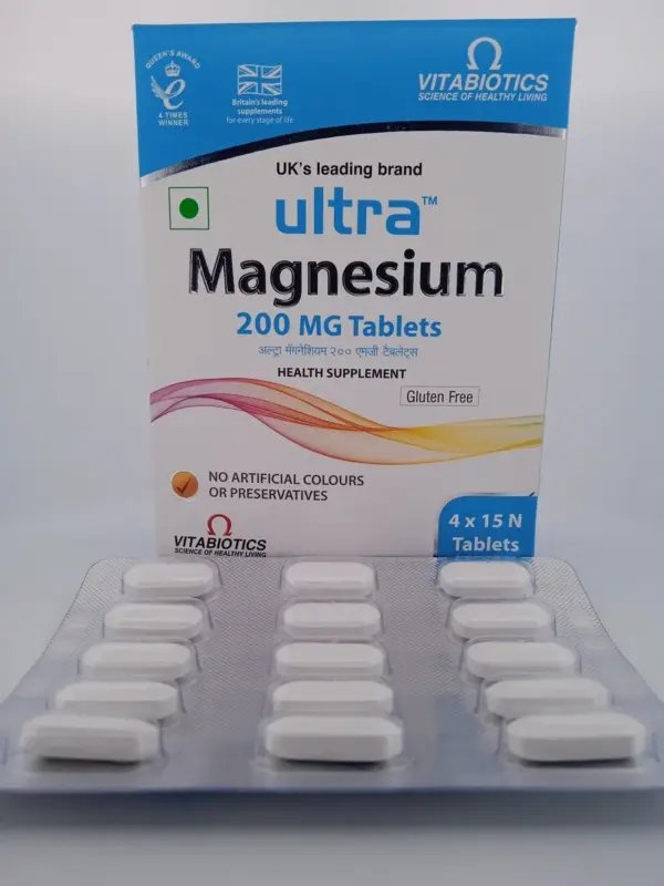 ULTRA MAGNESIUM 200 MG - 15 TABLETS - Aipctshop ULTRA MAGNESIUM 200 MG ...