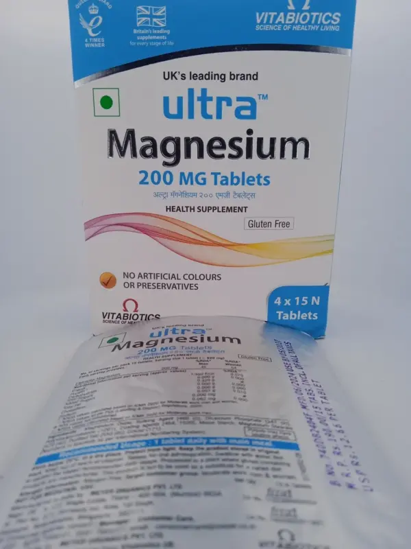 ULTRA MAGNESIUM 200 MG - 15 TABLETS - Aipctshop ULTRA MAGNESIUM 200 MG ...